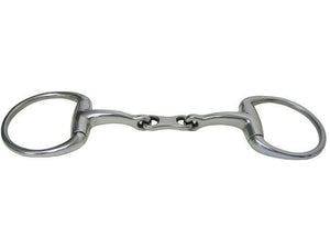 AJ Tack French Link Curved Eggbutt Snaffle Bit