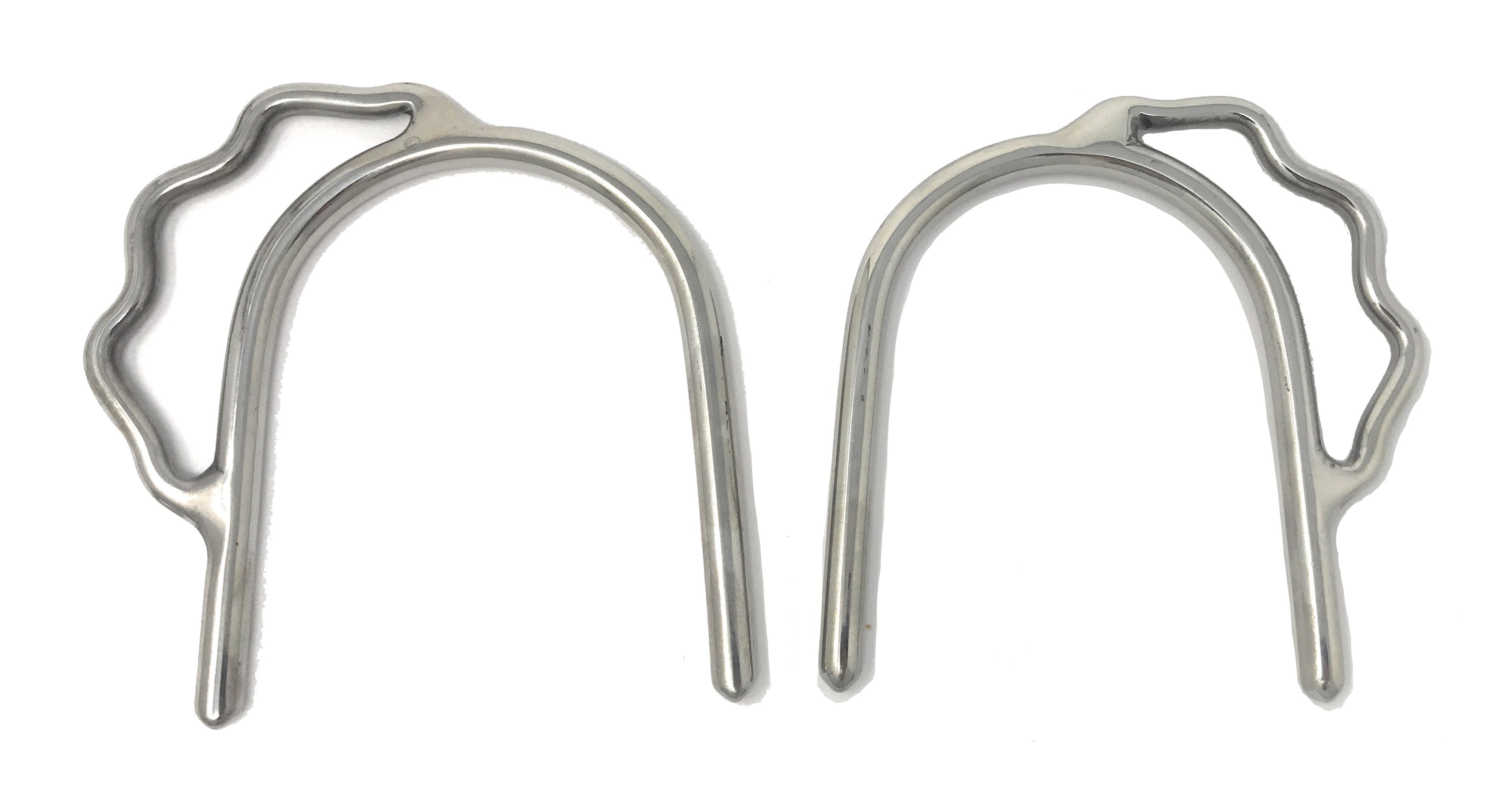 AJ Tack Ladies Stainless Steel Slip On Bumper Spurs