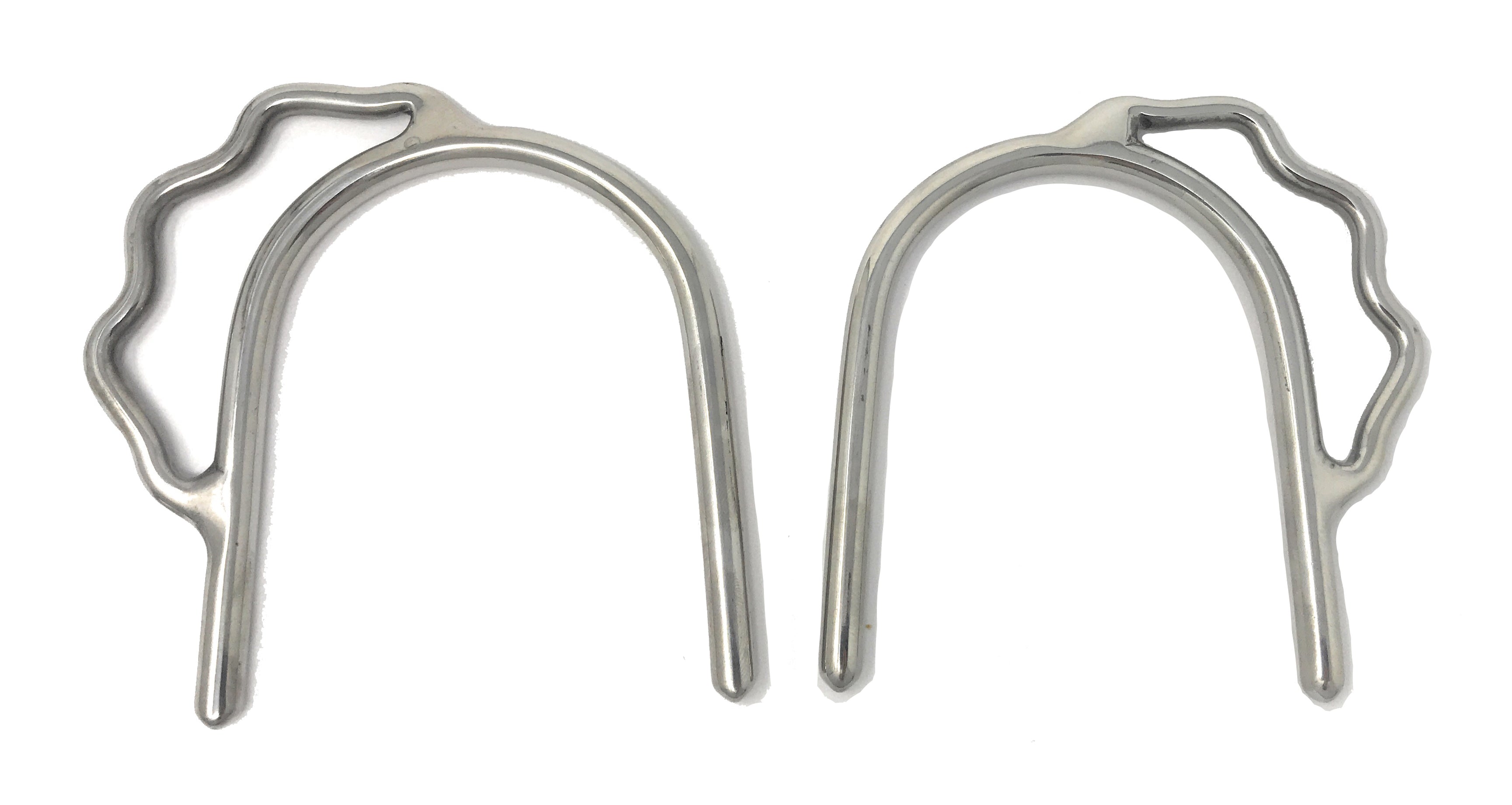 AJ Tack Ladies Stainless Steel Slip On Bumper Spurs