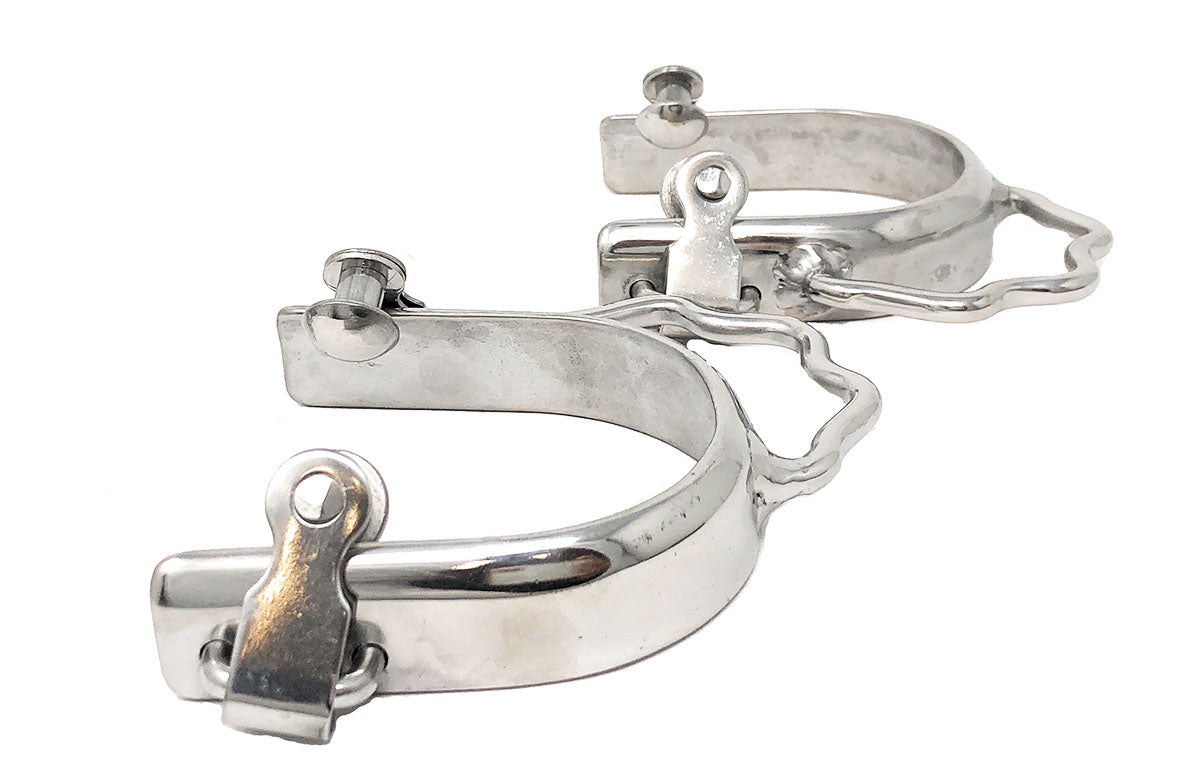 Stainless Steel Bumper Spurs - Youth — AJ Tack