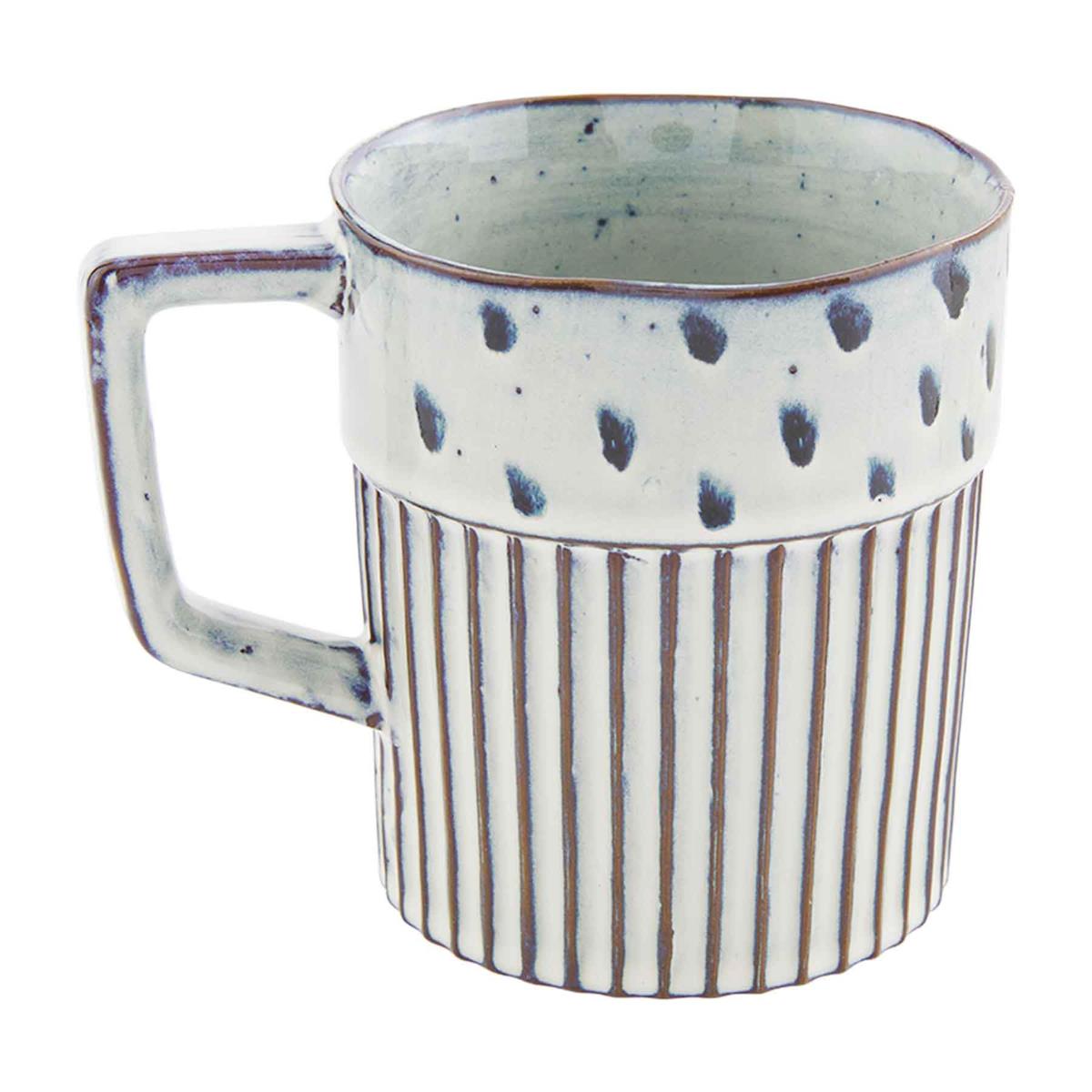 Mud Pie Dot Ribbed Reactive Mugs - Set of 2 — AJ Tack